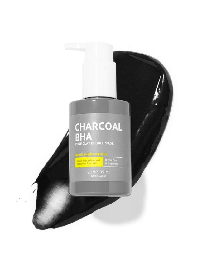 Some By Mi Charcoal BHA Pore Clay Bubble Mask 120g - HDSKIN